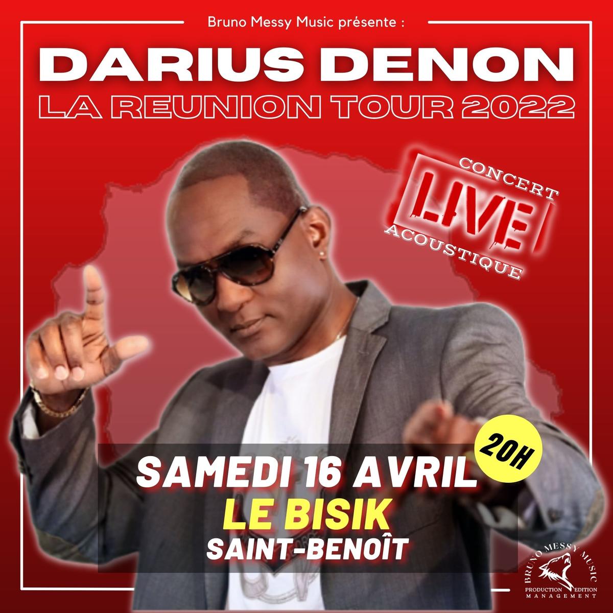 Darius Denon en concert acoustique