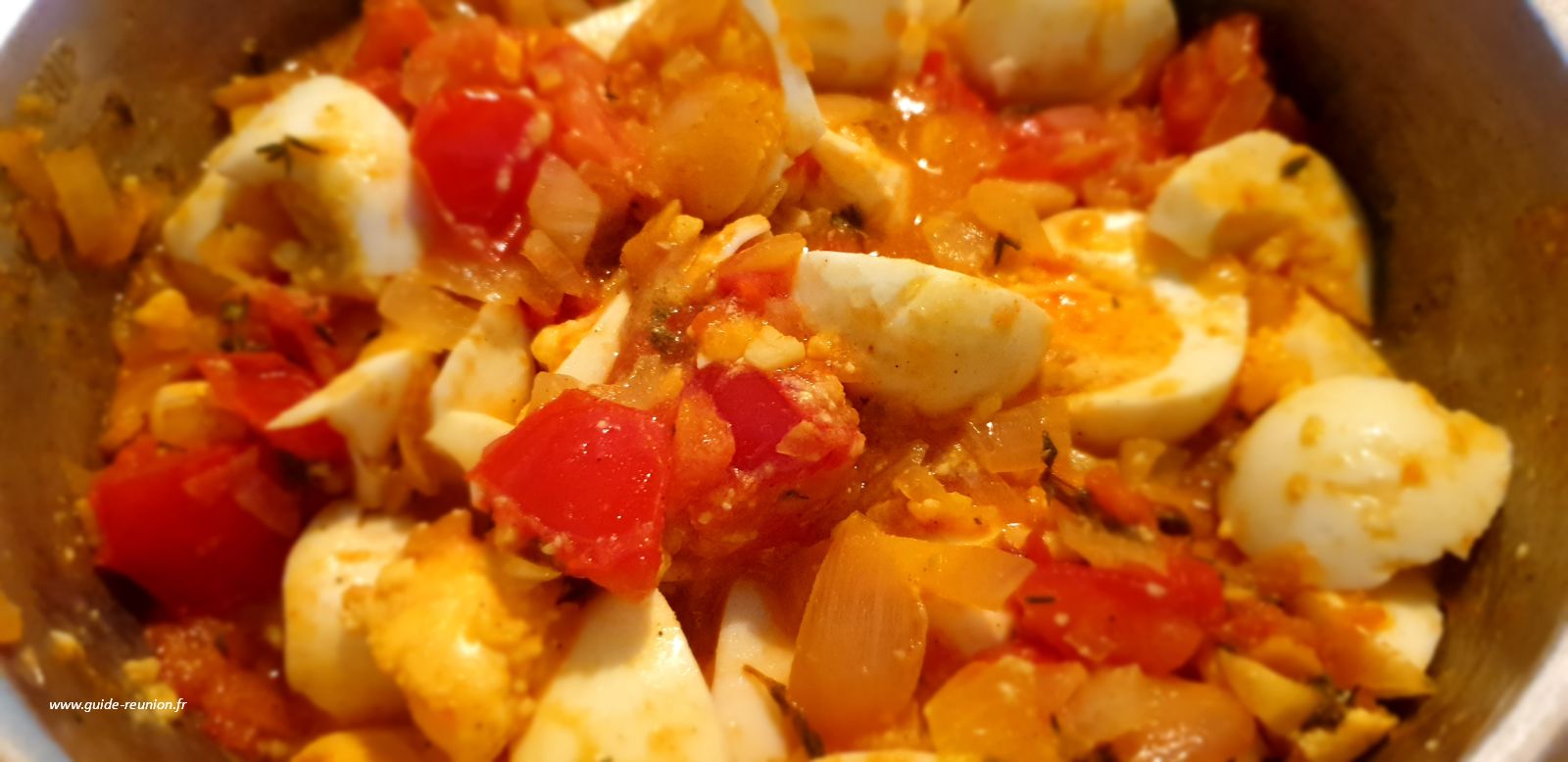 Recette du Rougail Oeufs