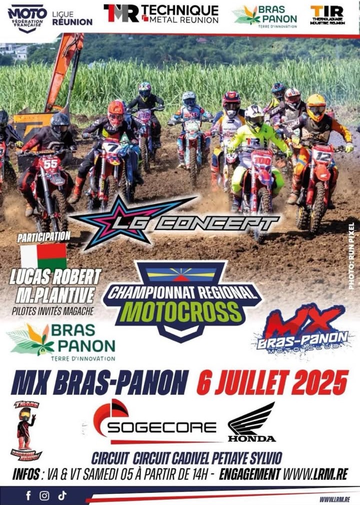 Motocross à Bras Panon