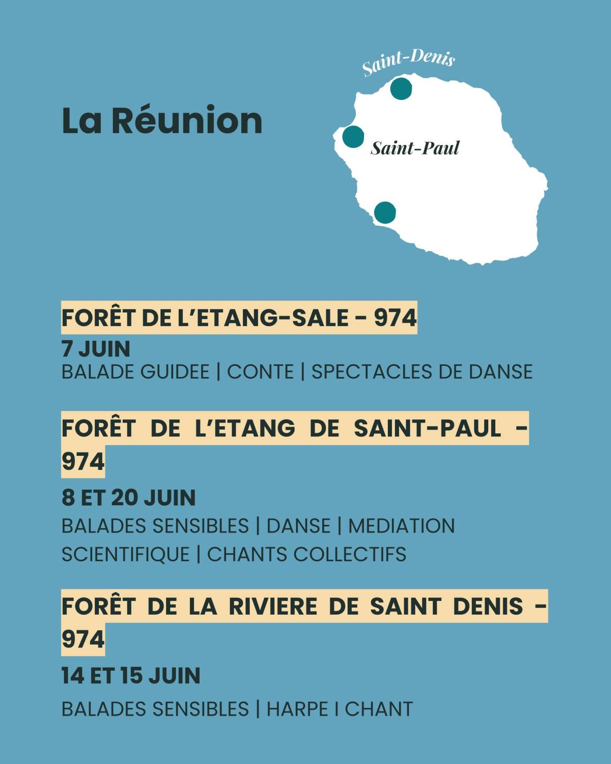 Nuits des forêts à La Réunion